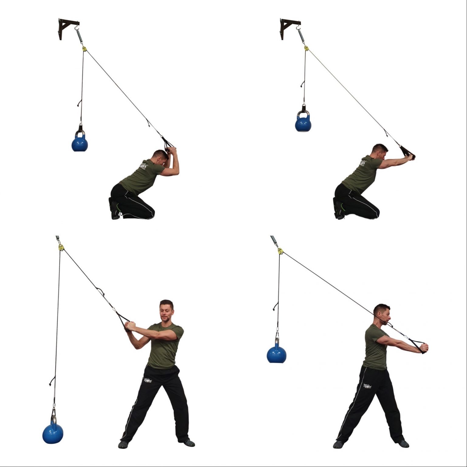 Slingtrainer mit Umlenkrolle von BodyCROSS - Die Fitnessmanufaktur