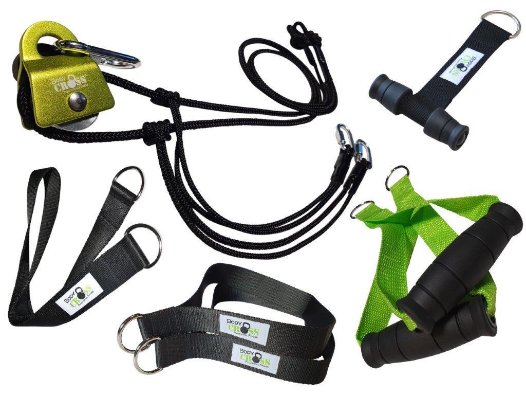 Slingtrainer mit Umlenkrolle von BodyCROSS - Die Fitnessmanufaktur